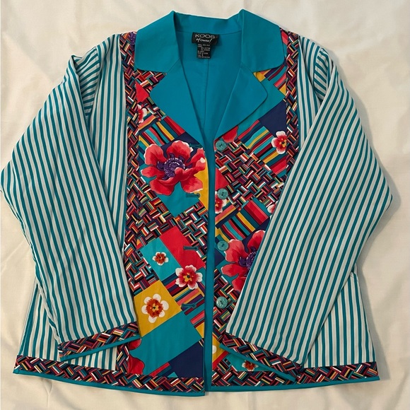 Koos of Course | Jackets & Coats | Koos Of Course Vtg Silk Reversible ...
